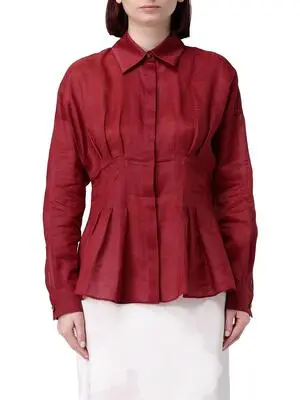 Max Mara Classic Collar Shirt - Red
