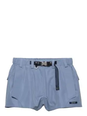 Prada Belted Shorts - Blue