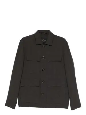 MONTECORE Button-up Shirt Jacket - Gray