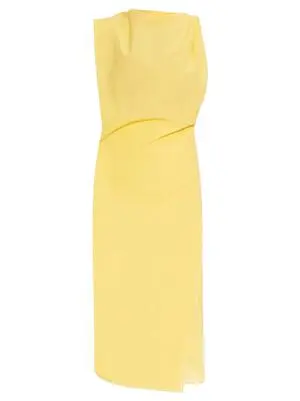 Jacquemus La Robe Drap Midi Dress - Multicolor