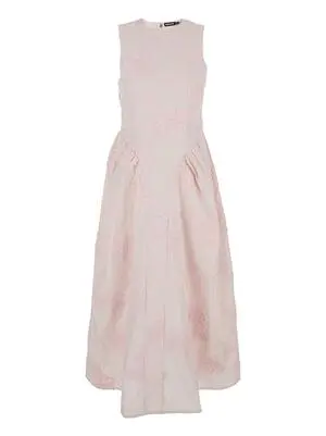 ROTATE BY BIRGER CHRISTENSEN Sleeveless Embroidered Stretch Tech Fabric Dress - Multicolor