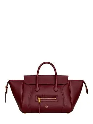 Celine Leather Luggage Shoulder Bag - Multicolor