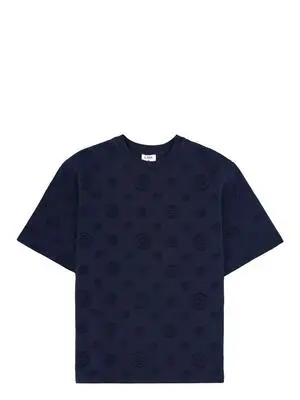 Casablanca T-shirt With Monogram Details - Blue