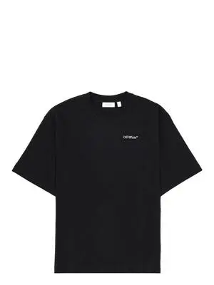 Off-White T-shirt With Logo - Black