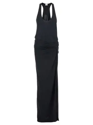 Andamane THE ANDAMANE 'Juno' Long Dress With Ruche Detail Multicolor