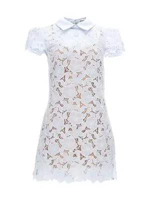 SELF-PORTRAIT Lace Mini Dress - Multicolor