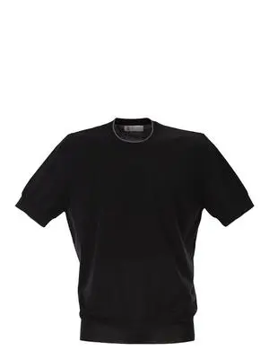 BRUNELLO CUCINELLI Brunello Cucinelli Short-Sleeved Crew Neck Cotton Jersey