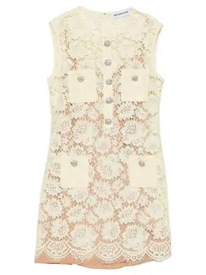 SELF-PORTRAIT SELF-PORTRAIT Lace Dress With Embellishment Multicolor
