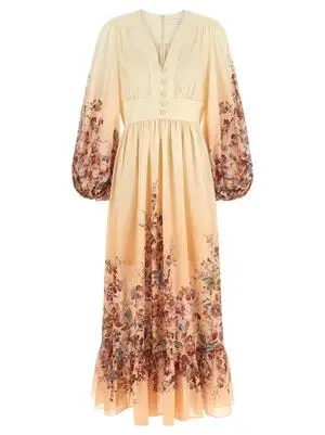 Zimmermann Awaken Floral Print Maxi Dress - Multicolor