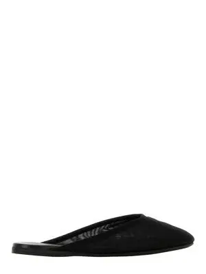 Miu Miu Flat Ballerina Shoes - Black