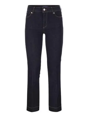 Sportmax Perfect Mini Flare Jeans - Blue