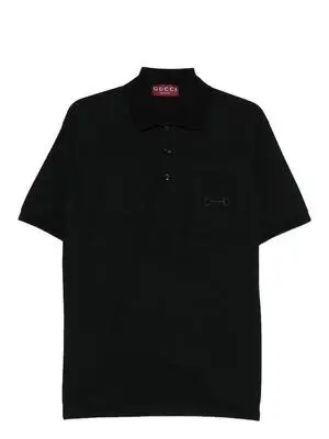 Gucci Polo Shirts - Black