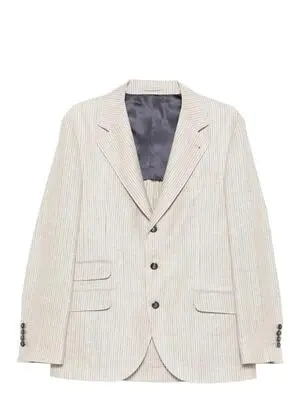 Brunello Cucinelli Deconstructed Blazer - Multicolor