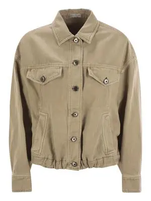BRUNELLO CUCINELLI BRUNELLO CUCINELLI Four-Pocket Jacket In Garment-Dyed Cotton-Linen