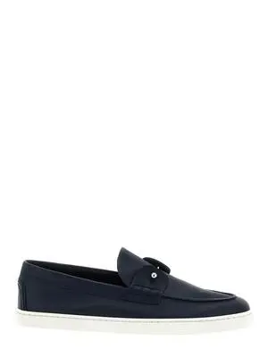 CHRISTIAN LOUBOUTIN Christian Louboutin Suede Loafers Blue