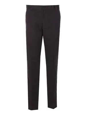 DIESEL® Straight-leg Cotton-blend Trousers - Black