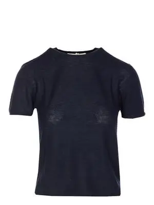 LISA YANG LISA YANG Cashmere T-Shirt Blue