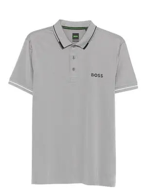 BOSS Boss Grey Polo Shirts Men