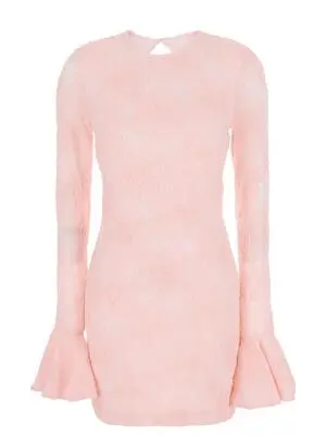 ROTATE BY BIRGER CHRISTENSEN Embroidered Floral Motif Dress - Multicolor