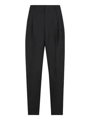Saint Laurent Tailored Wool Trousers - Black