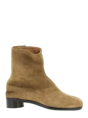 MAISON MARGIELA MAISON MARGIELA Suede Tabi Ankle Boots With Hook Closure