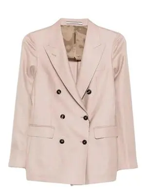 Tagliatore Parigi Wool Double-breasted Blazer - Multicolor