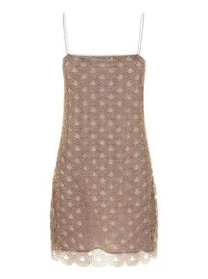 ROTATE BY BIRGER CHRISTENSEN Embellished Slip Dress - Multicolor
