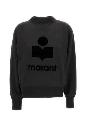 Isabel Marant Étoile Sweatshirt With Contrast Logo Print - Multicolor