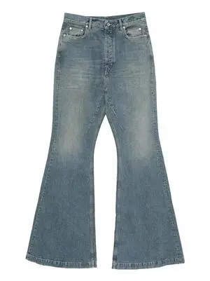 Rick Owens Denim Bootcut Jeans - Blue
