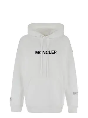 Moncler Cotton Hoodie With Logo Detail - Multicolor