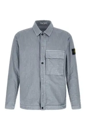 Stone Island 1200003' Overshirt - Blue