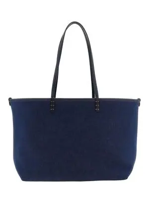 Fendi Roll Medium Reversible Shopping Bag - Blue