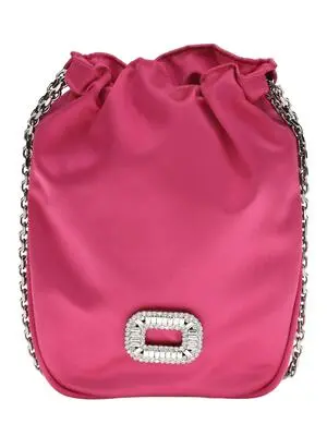 ROGER VIVIER Nano Pilgrim Bucket Bag - Pink