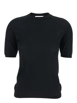 MAX MARA MAX MARA Gerico Wool Crewneck Sweater With Short Sleeves