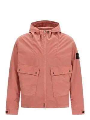 Stone Island 4100052 Lightweight Canvas Jacket - Pink