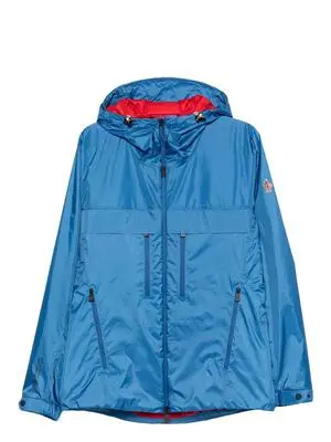 Moncler Zip-up Hooded Jacket - Blue