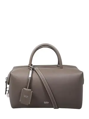 Max Mara Max Mara Calf Leather Handbag Gray