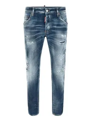 Dsquared2 Skater Jeans With Distressed Details - Blue