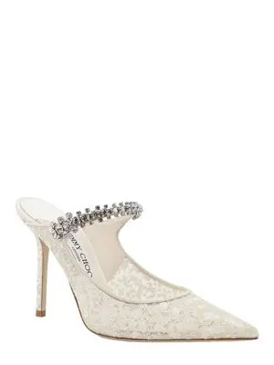 JIMMY CHOO JIMMY CHOO Embroidered Tulle Decollete Pumps Multicolor