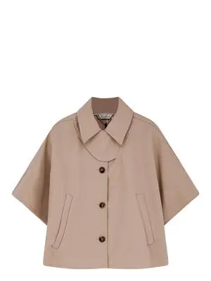 Max Mara Cotton Cape - Multicolor
