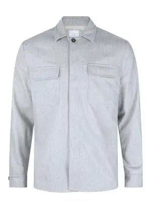 ELEVENTY ELEVENTY Shirt Jacket With Patch Pockets