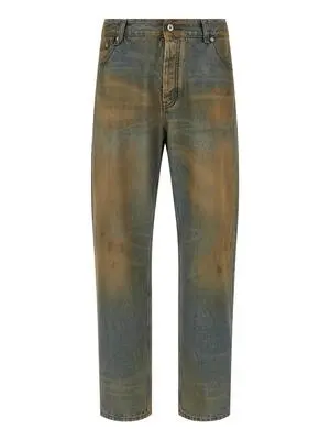 Jacquemus Le De-nimes Berger Straight Leg Jeans - Multicolor