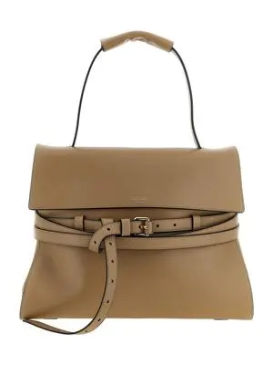 Moschino Tie Me' Shoulder Bag - Cream