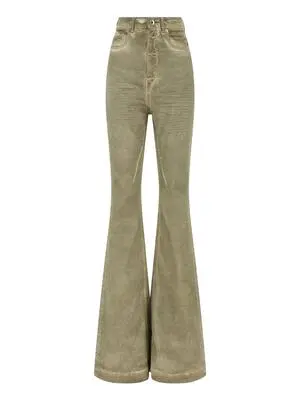 Rick Owens Bolan Bootcut Jeans - Cream