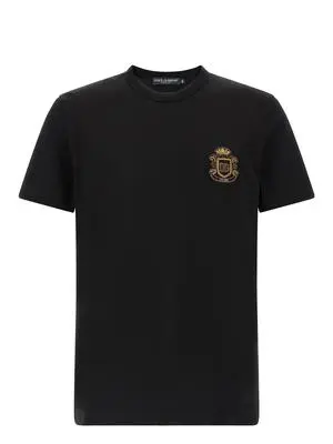 Dolce & Gabbana Heraldic Patch T-shirt - Black