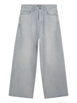 Balenciaga Light Wide-leg Denim Jeans - Blue