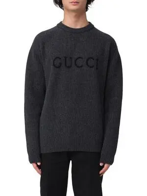 Gucci Crew Neck Ribbed Sweater - Multicolor