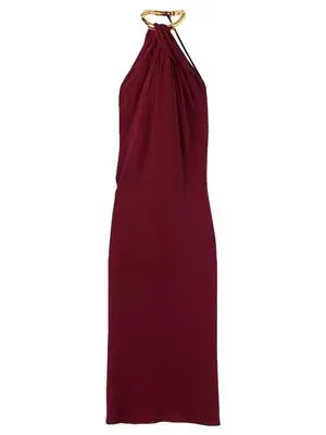 Gucci Silk Halter Neck Dress - Multicolor