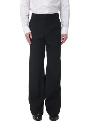 Gucci Tailored Monogram Wide Leg Trousers - Black