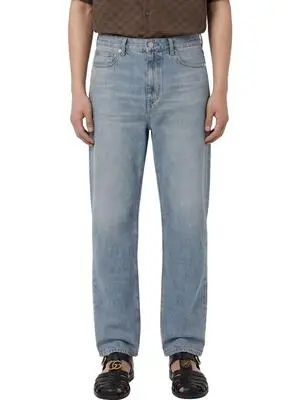 Gucci Stone Washed Jeans - Blue